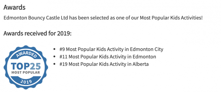 Edmonton Bouncy Castle | Inflatable Rentals | 780-686-3554